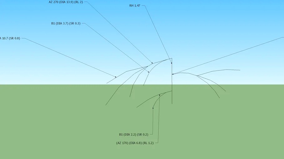 Pokok 1 Lekir A 3d model