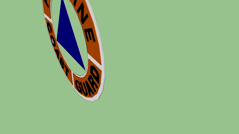 PHIL. COAST GUARD LOGO 3d model