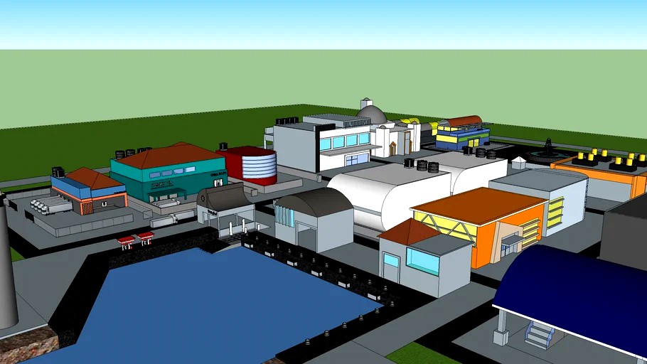 pelabuhan 3d model
