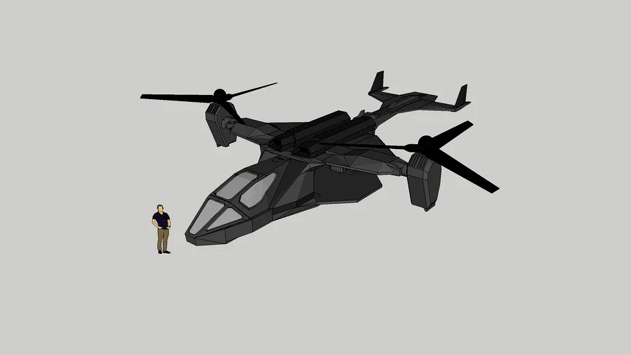 UNSC falcon( with changes) 3d model