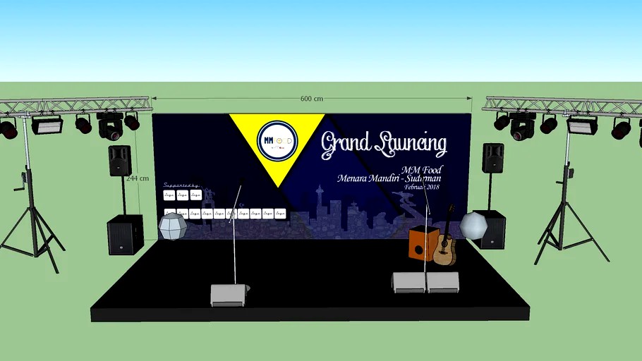 Stage+KISEL+Launching 3d model