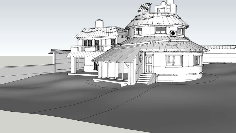 Naruto Uzumaki house recreated by Ar. Llyan Austria 3d model