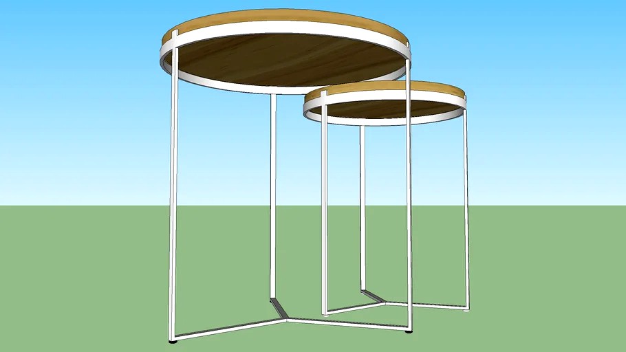 Conjunto Mesa Lateral 3d model