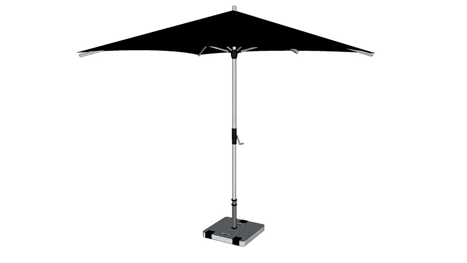 Ombrellone Central Alu Twist Retangular 2,5x2m 3d model