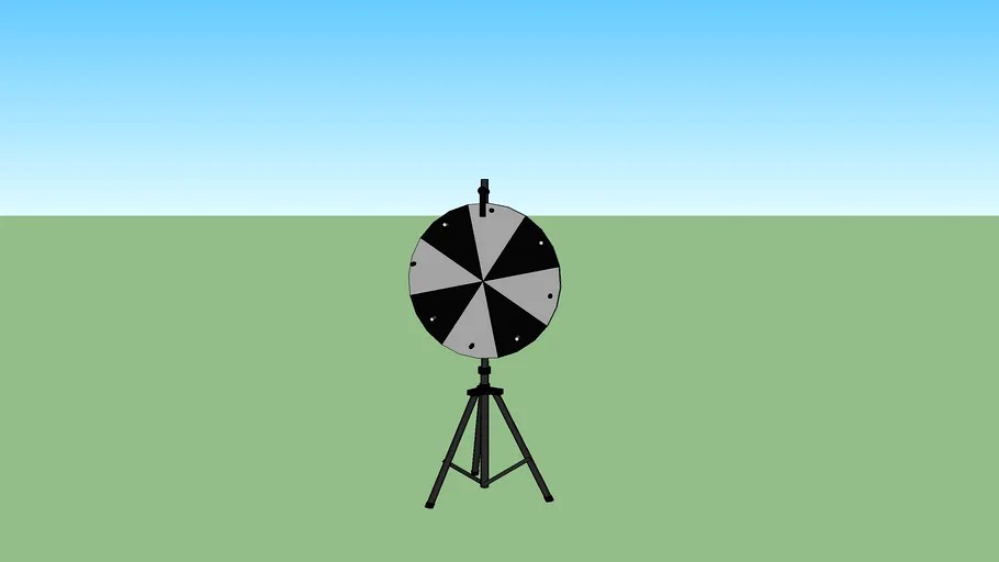 τροχος της τυχης 3d model