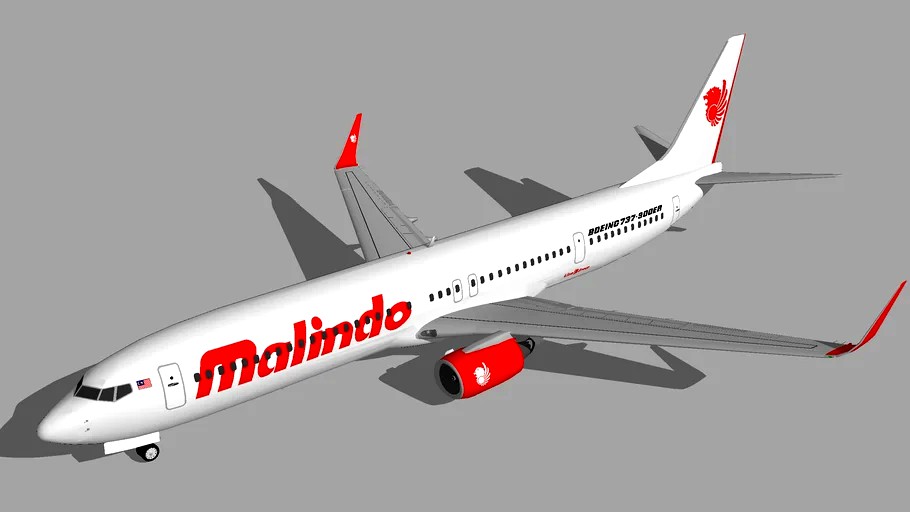 Malindo Air Boeing 737-900ER 1 3d model