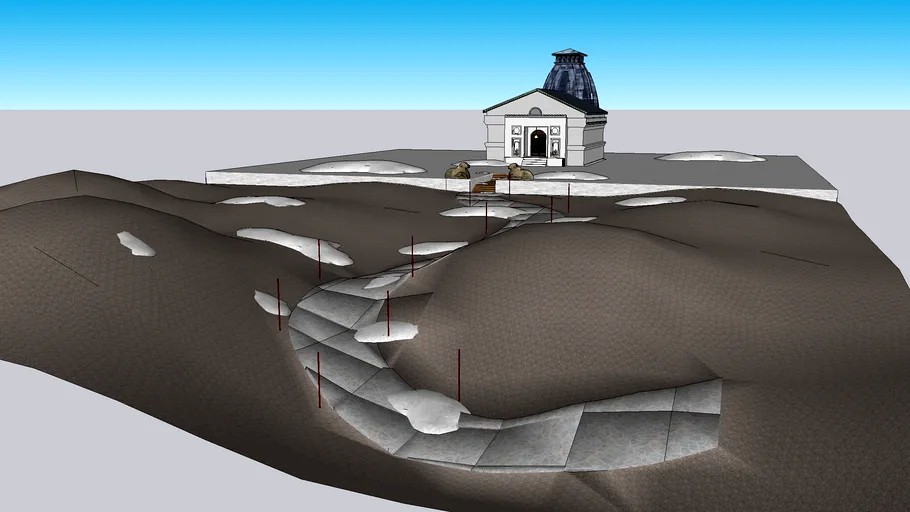 Kedarnath temple 3d model