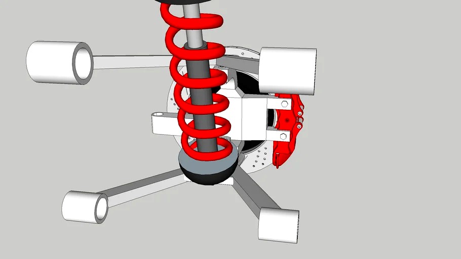 front suspension 3d model