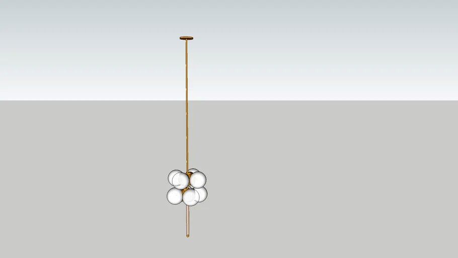 rondure chandelier 3d model