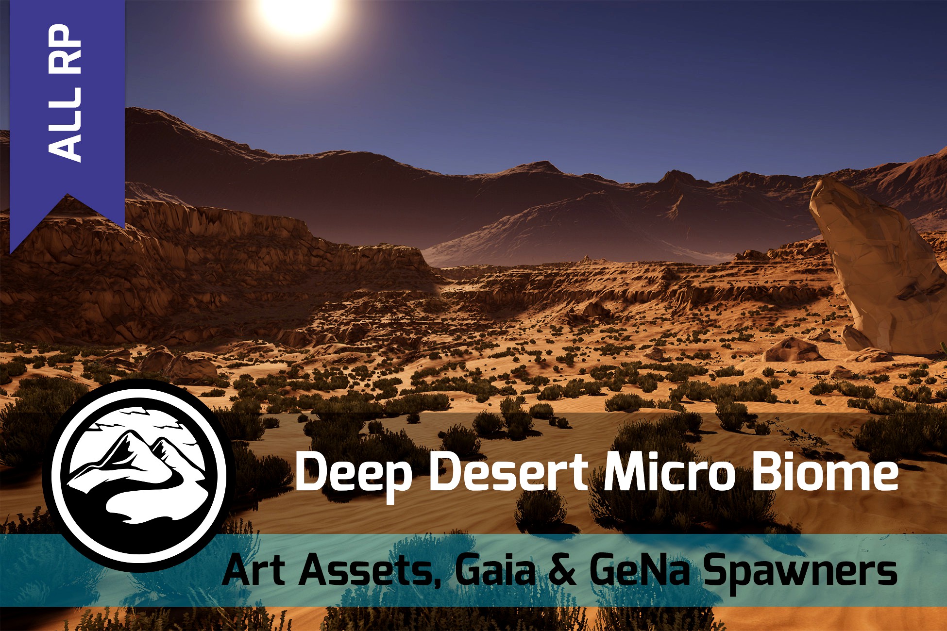 Deep Desert - Micro Biome 3d model