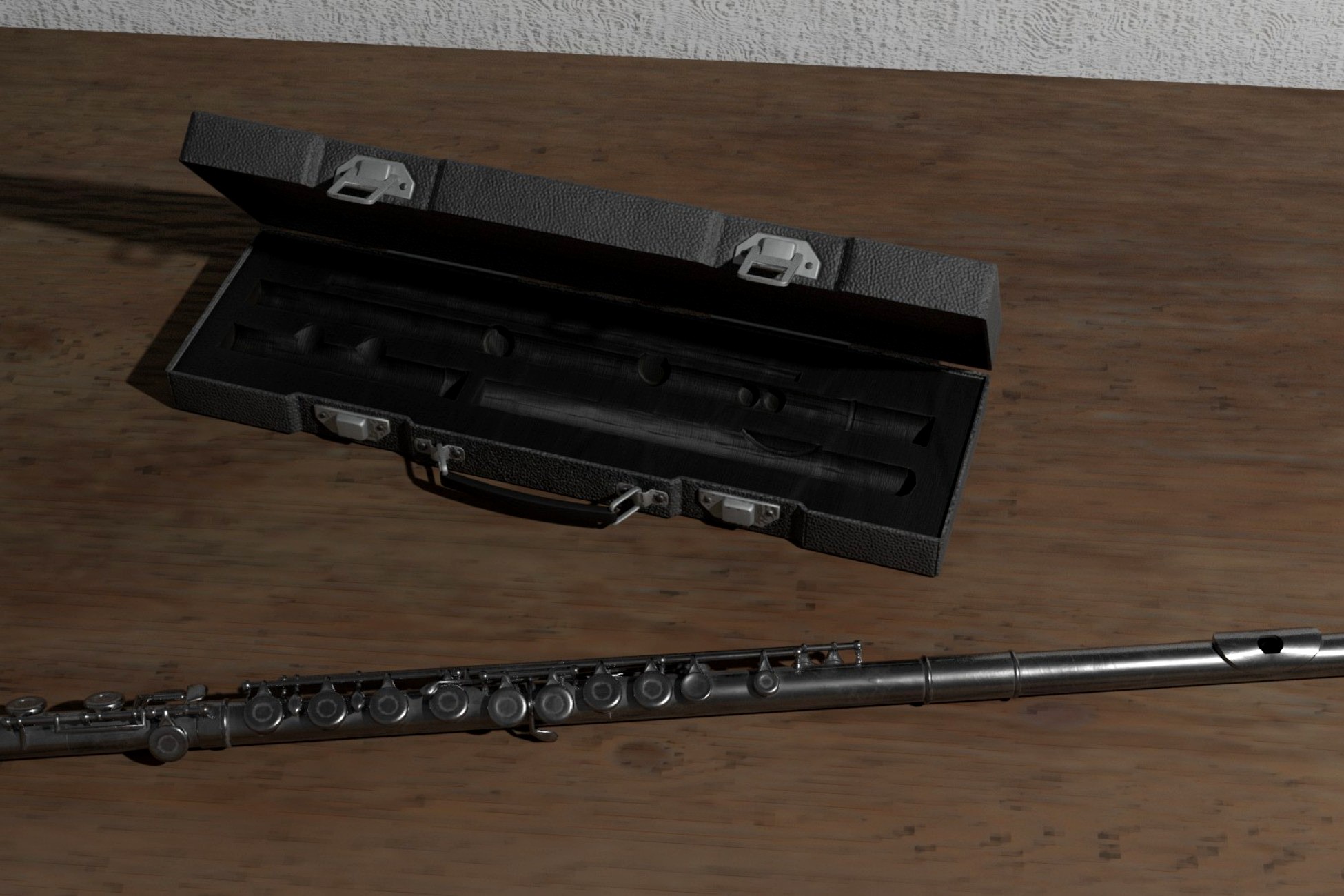 Detailed Flute Model 3d