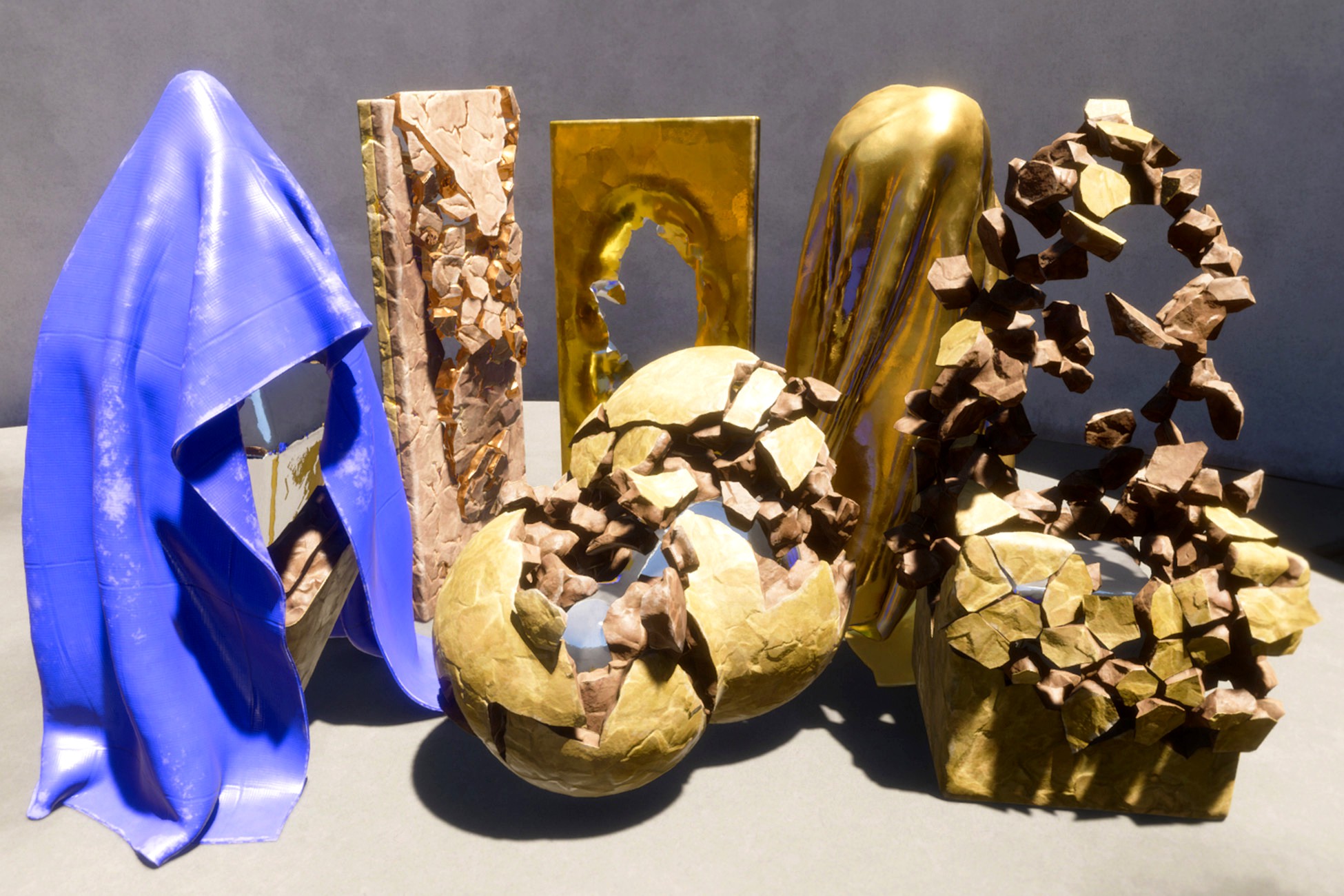 Deconstructed Sculptures 3d model