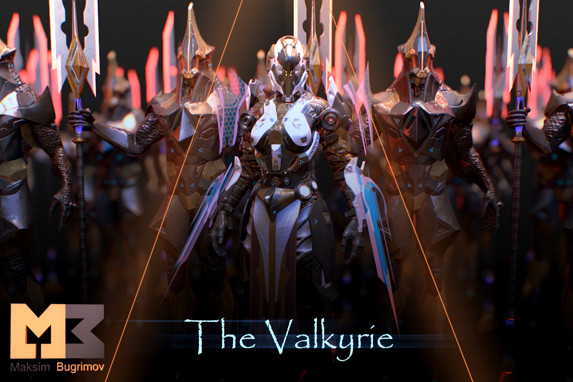 Sci-Fi Character 09 (Valkyrie) 3d model