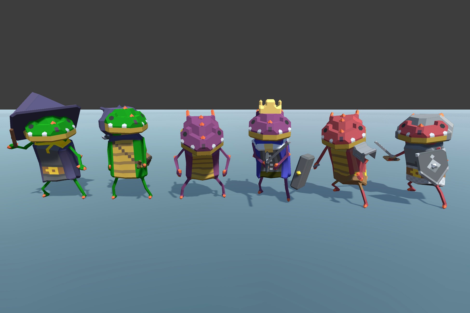 Voxel-like 3D Low Polygon Characters 7th model