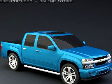 Chevrolet colorado 3d model car 3D Model