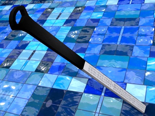 Ultraviolet Sword 3D Model