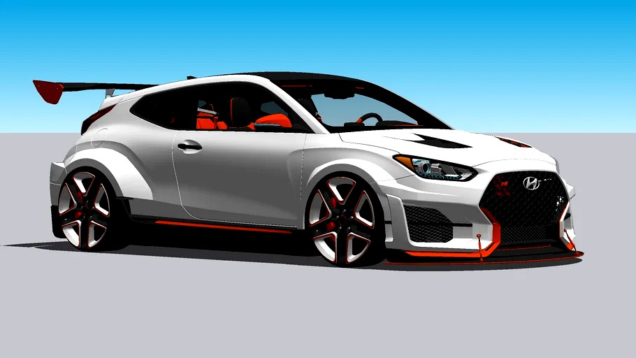 Hyundai Veloster N Tuning 3d model