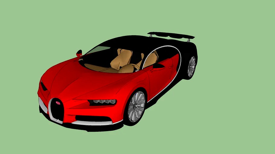 Bugatti Chiron 3d model