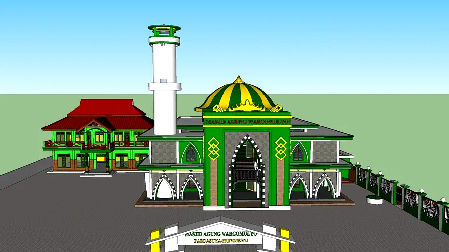 Masjid 3d model
