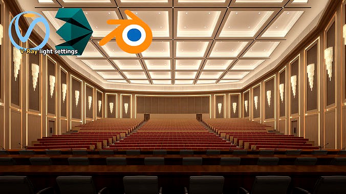 Opera Hall - Theater - Conference Hall - 15 - 3D Model