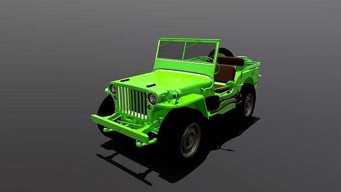 Jeep Willys MB - 3D Model With Engine Sounds