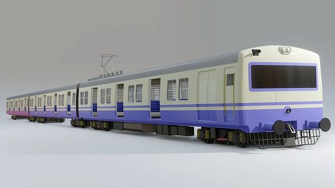 Hyderabad MMTS 3d model