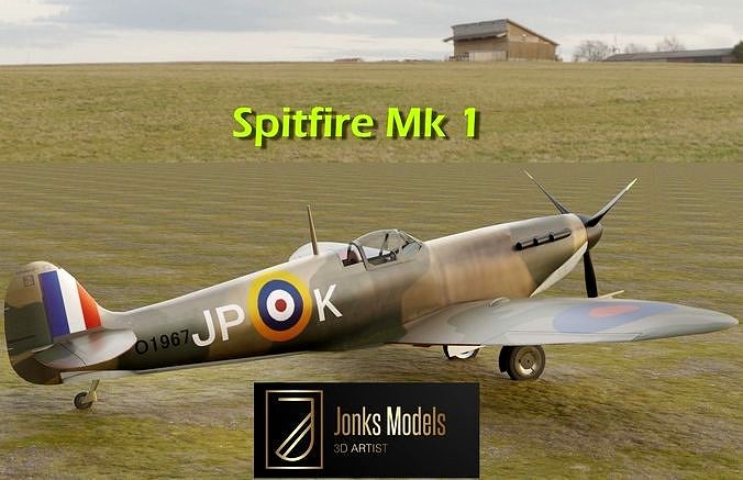 Spitfire 3d model