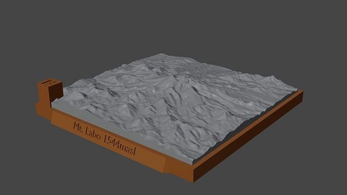 Mount Labo | 3D model