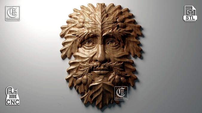 GreenMan 2 - 3D STL Files for CNC and 3D Printers | 3D model