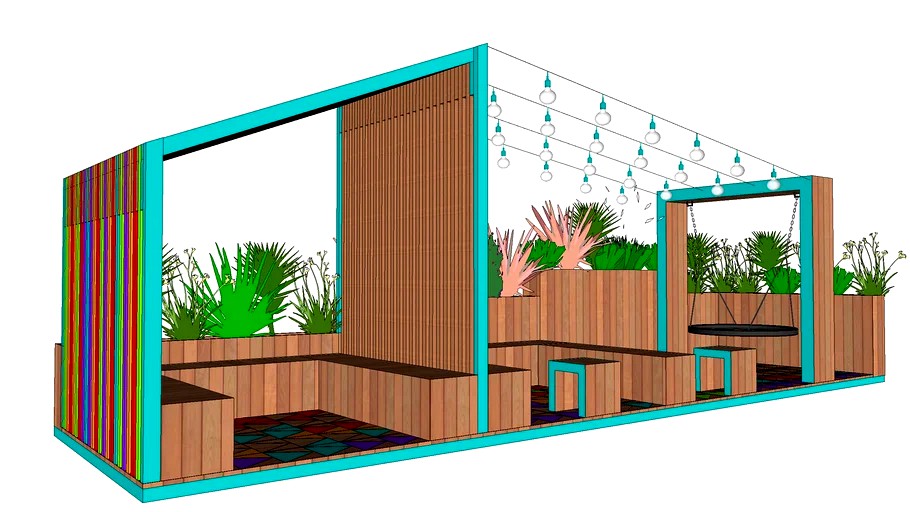 PARKLET 18 3d model