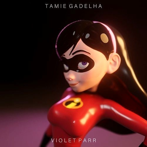 Violet Parr adult | 3D model