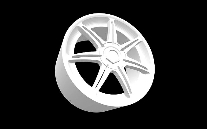 Axis Se7en scalable and printable rims | 3D model