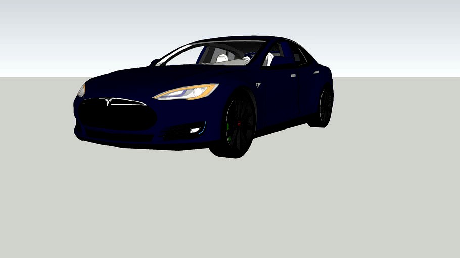 Tesla Model S 3d