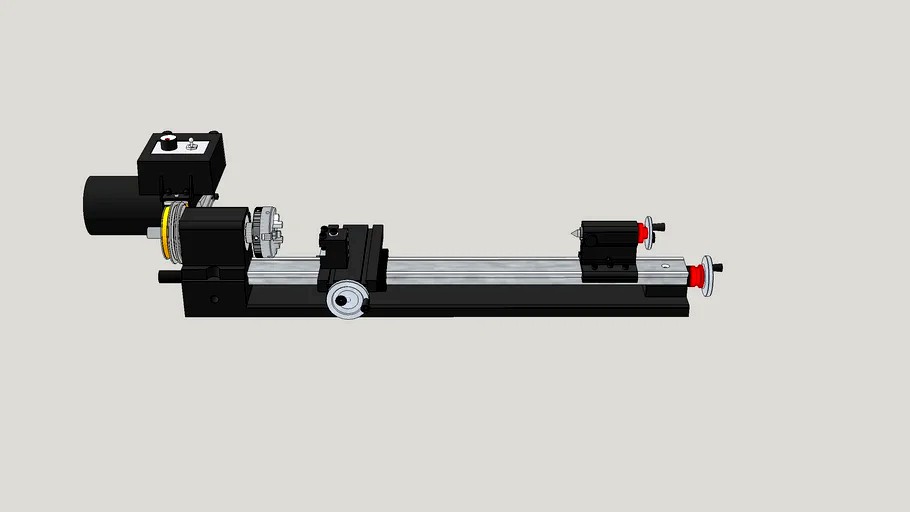 Sherline Lathe - 4410 3d model