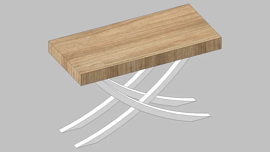 Tavolo Console Allungabile Artistico Bontempi 3d model