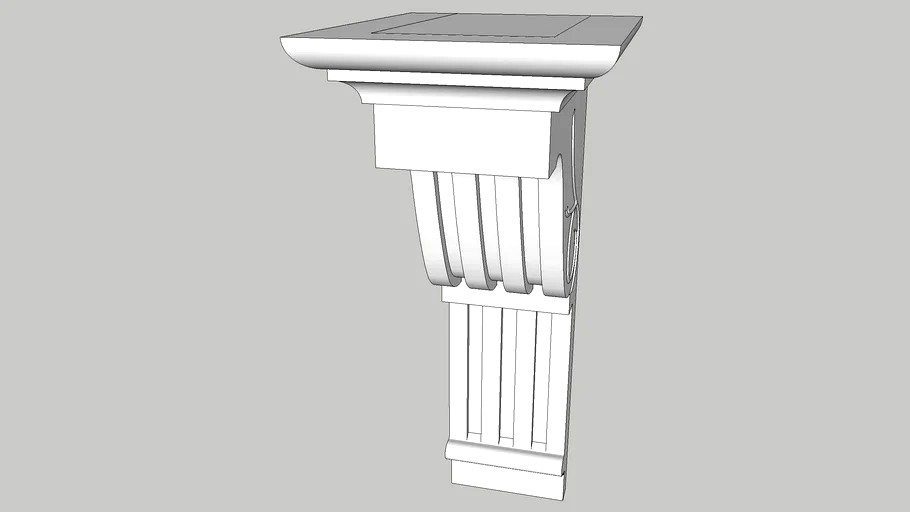 PILAR FLOTANTE 3d model