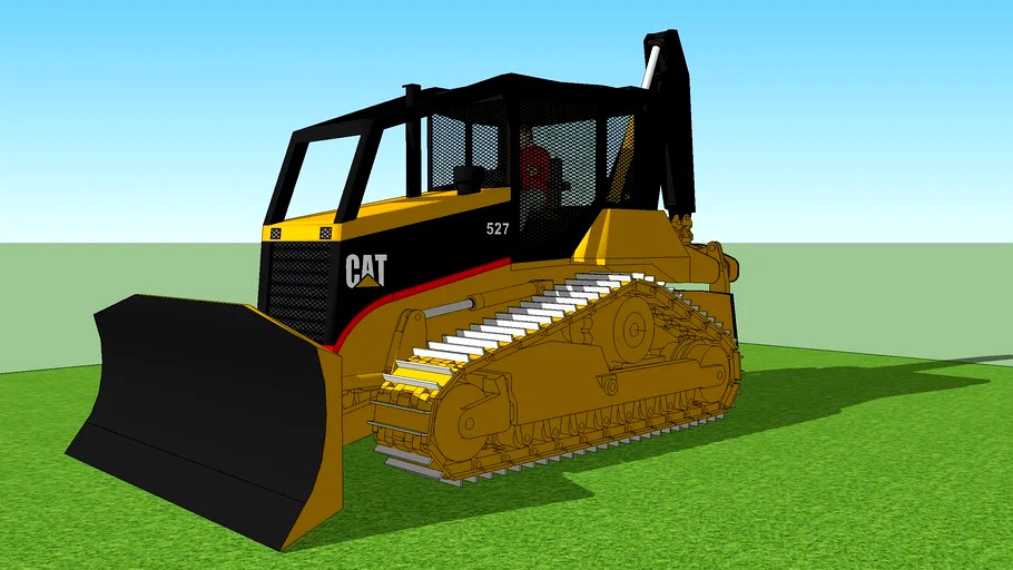 Maquina Caterpillar Bulldozer 3d model