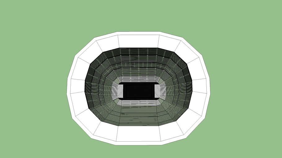 Basketball Arena Concept 3d model