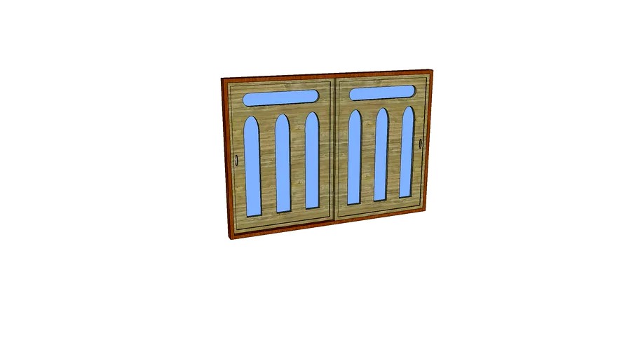 Dynamic Sliding Door 3d model