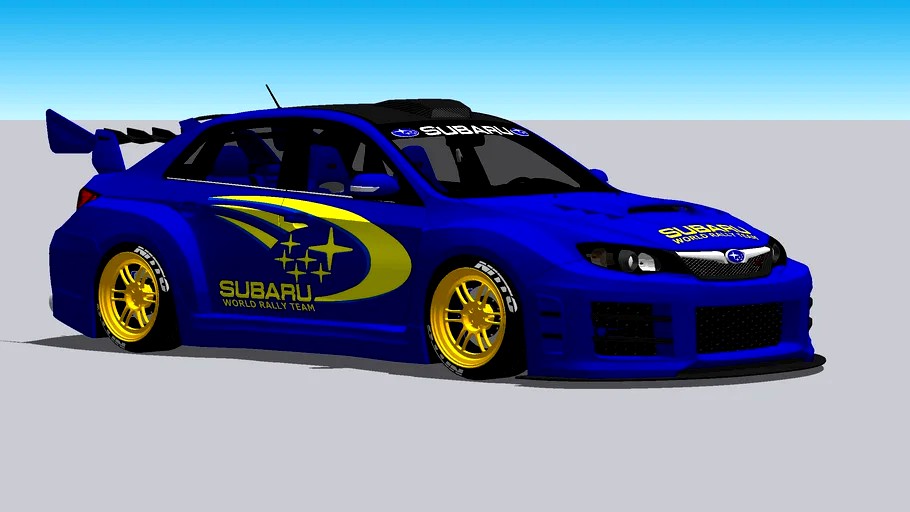 Subaru Impreza WRX STI Rally Edition Tuning 3d model