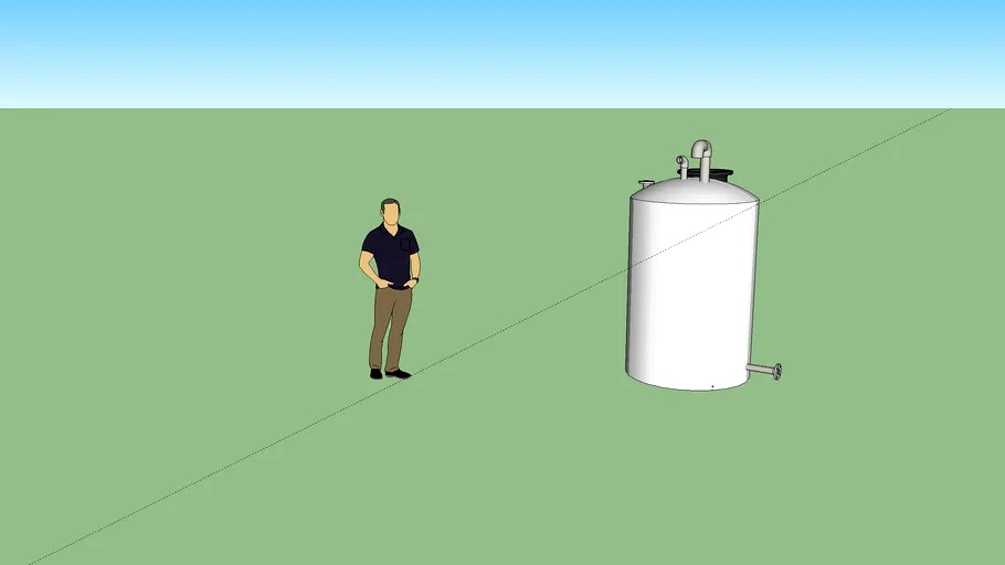 Caustic Day Tank 3d model