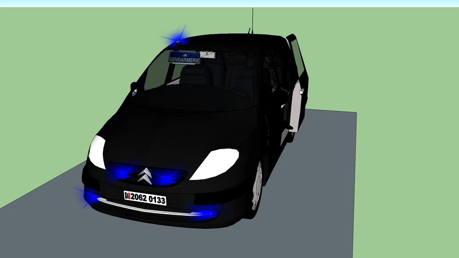 VL GIGN de la gendarmerie 3d model