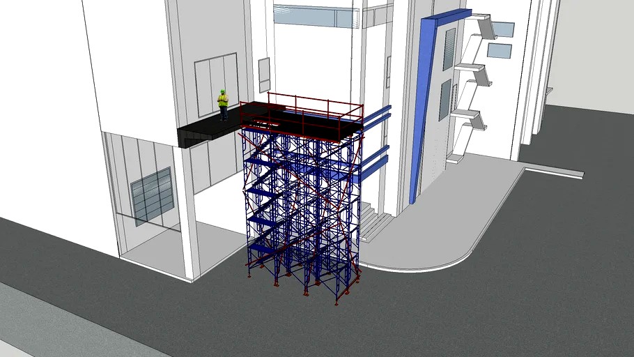 Formwork Platform 3d model