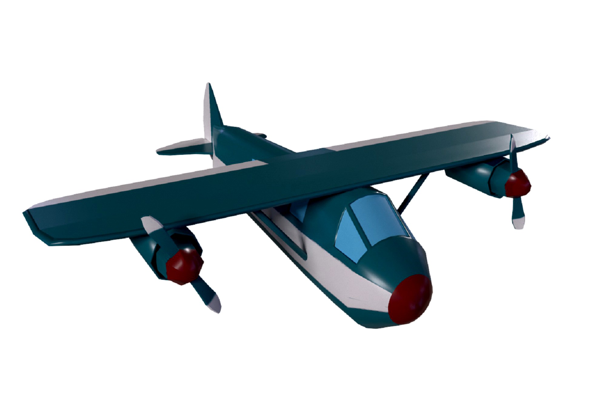 Stylized Plane 5 3d model