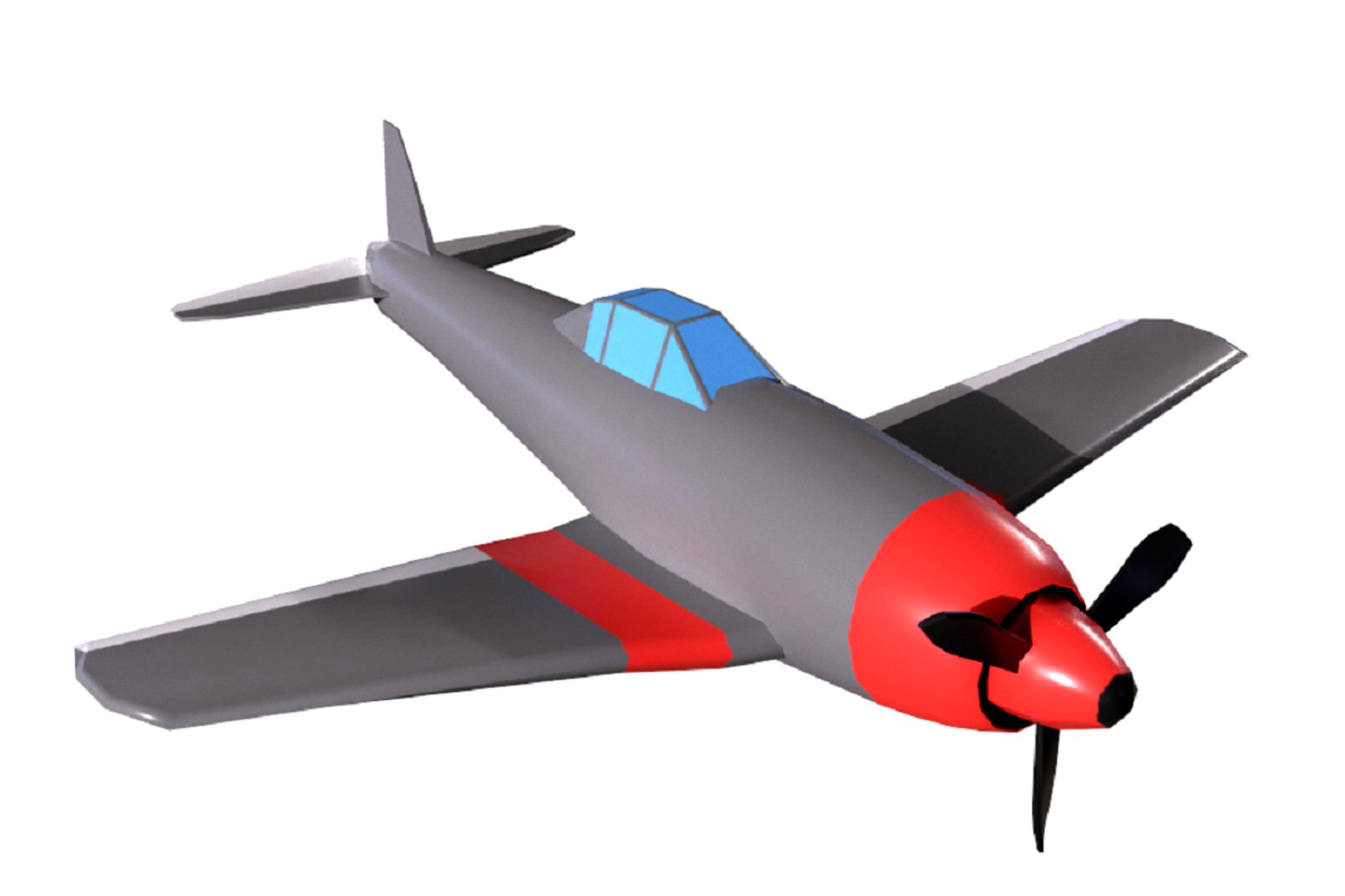 Stylized Plane 3 3d model