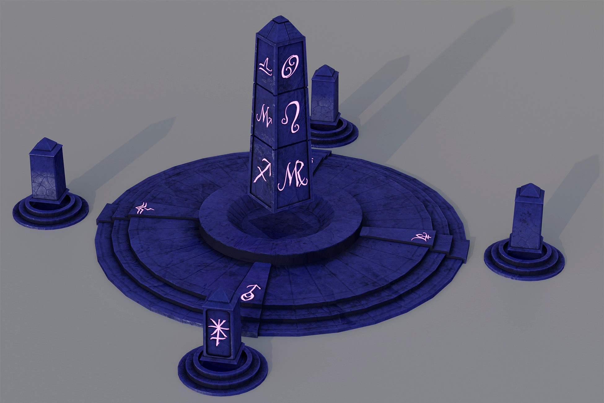 Obelisk - void 3d model