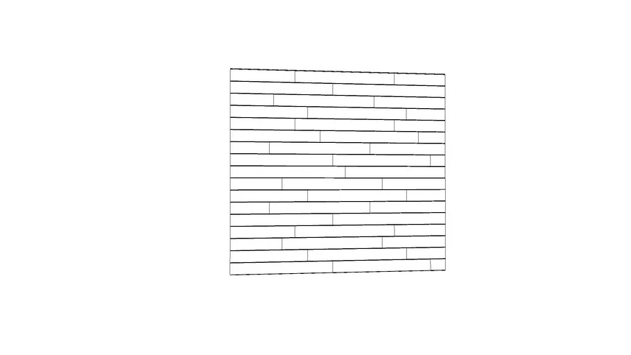 Shiplap Wall 3d model