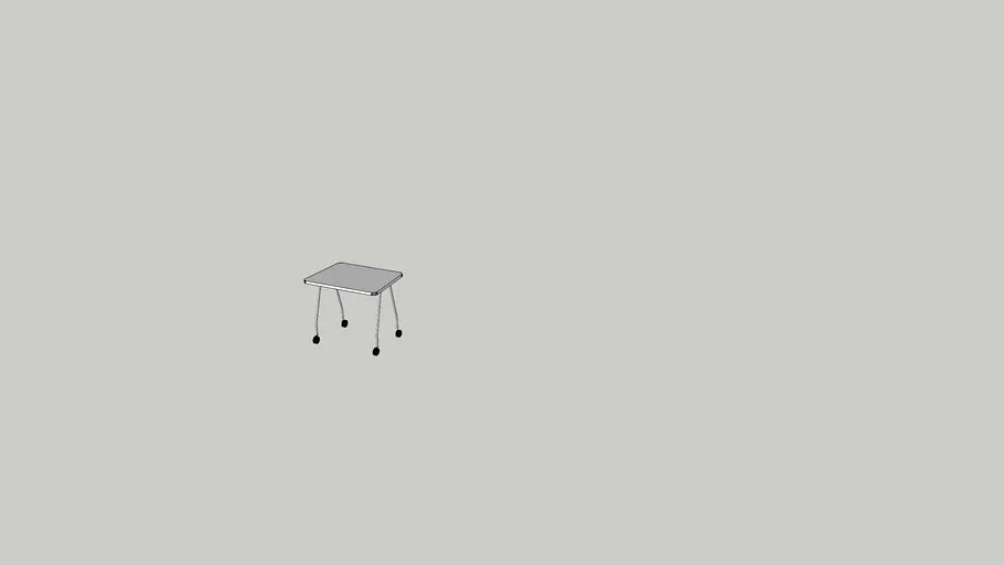Steelcase Verb Keystone Personal Table 3d model