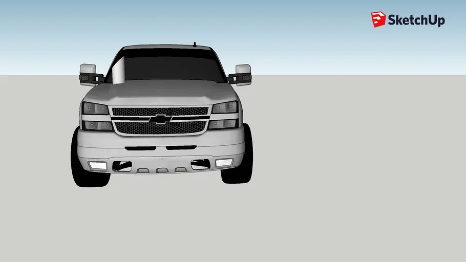 Chevy duramax custom 3d model