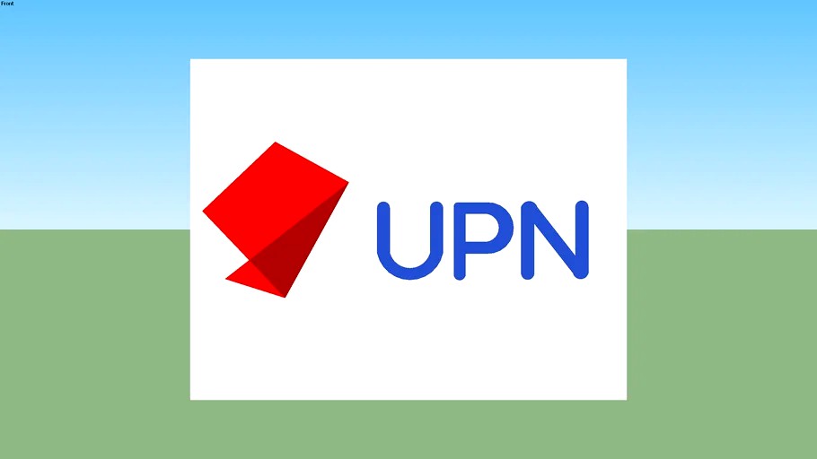 Logo UPN 3d model